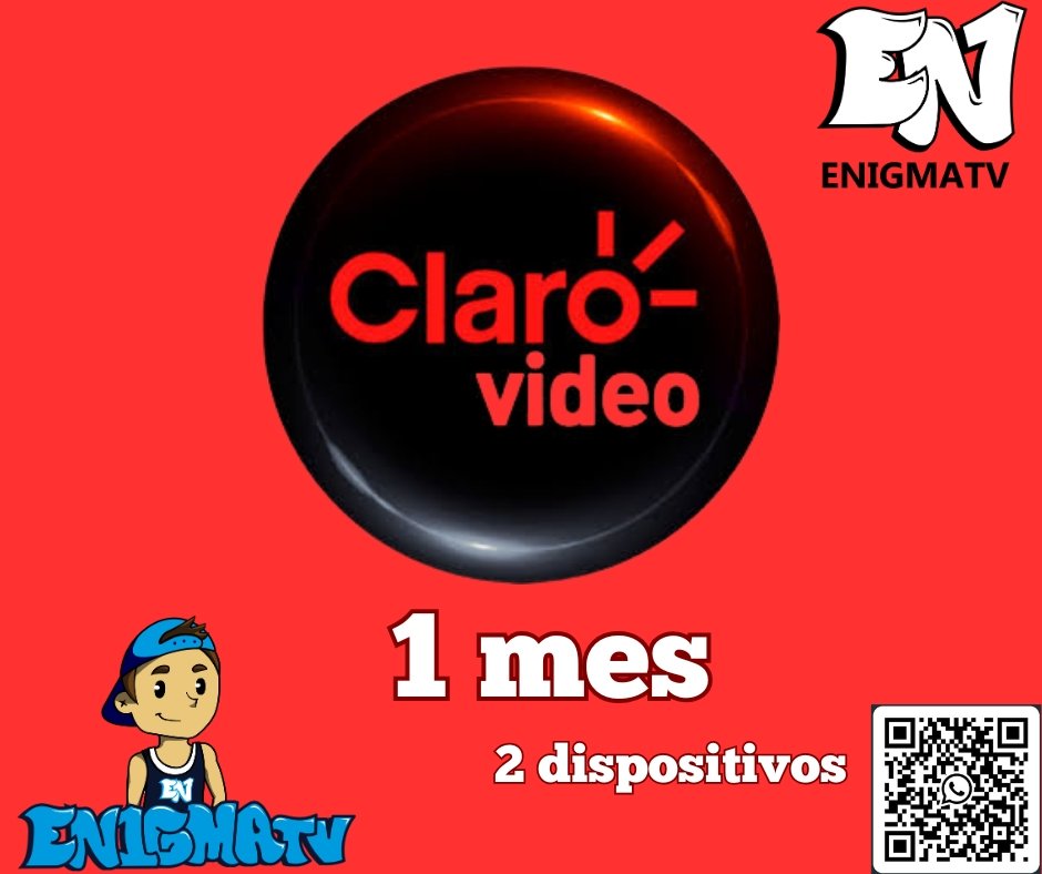 CLARO VIDEO 1 MES 2 DISPOSITIVOS
